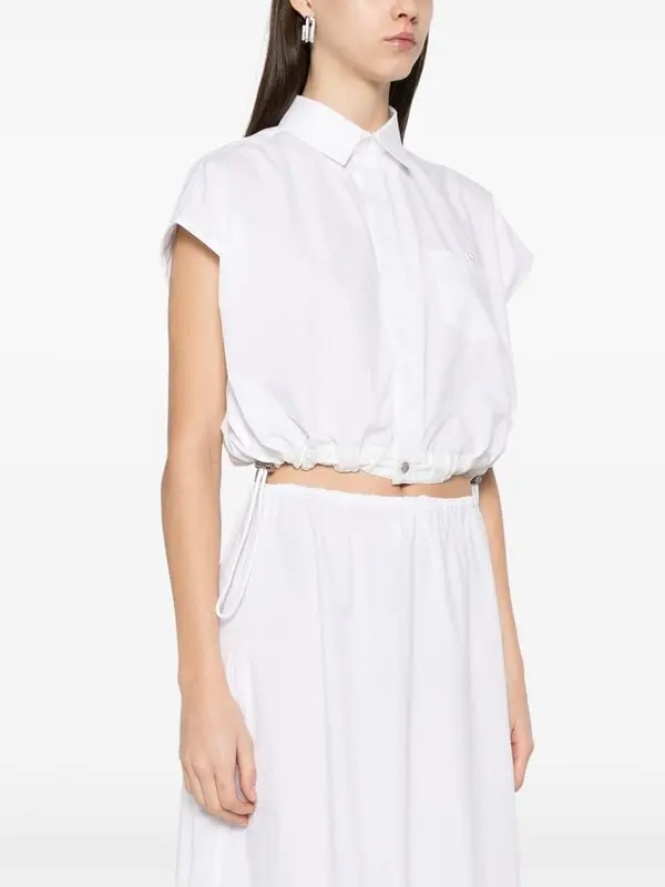 Sacai Logo-embroidered Shirt