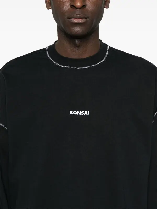 BONSAI Logo-print Long-sleeve T-shirt