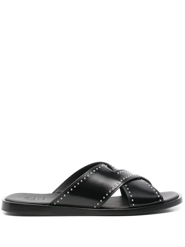 Church's Stud-embellished Slides - Black