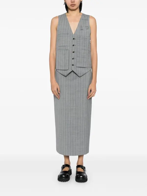 Moschino Checked Waistcoat