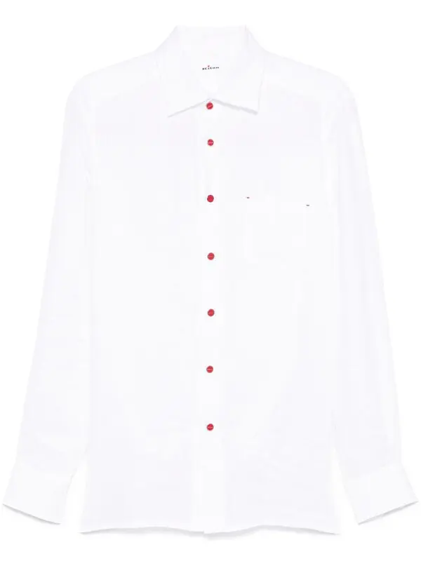 Kiton Linen Shirt - White