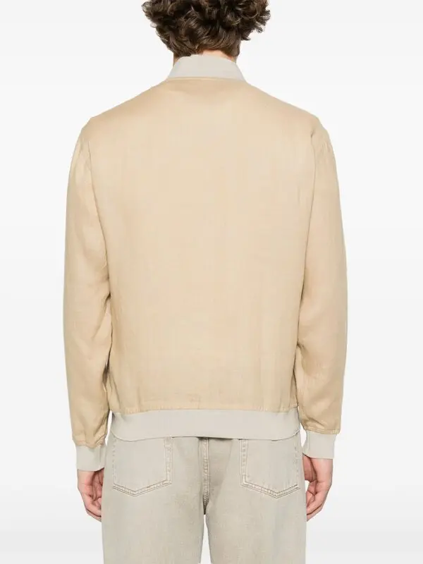 Kiton Linen Bomber Jacket