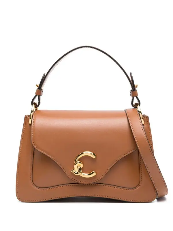 COCCINELLE Small C-me Tote Bag - Brown