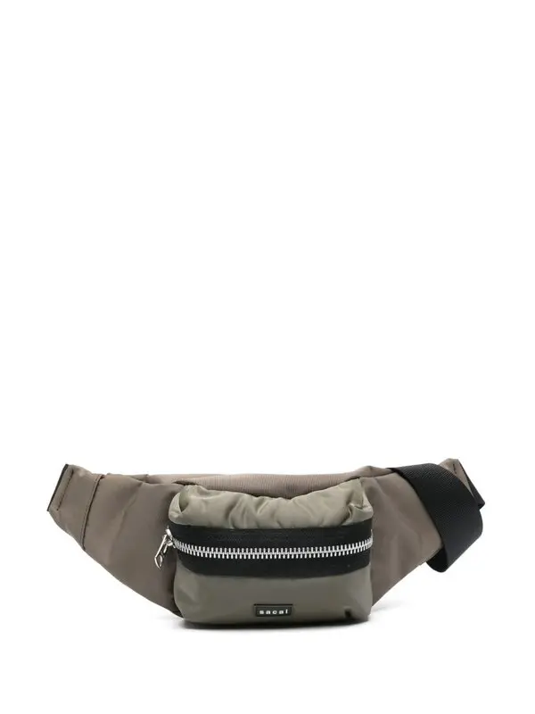 Sacai Pocket Bum Belt Bag - Green | Editorialist