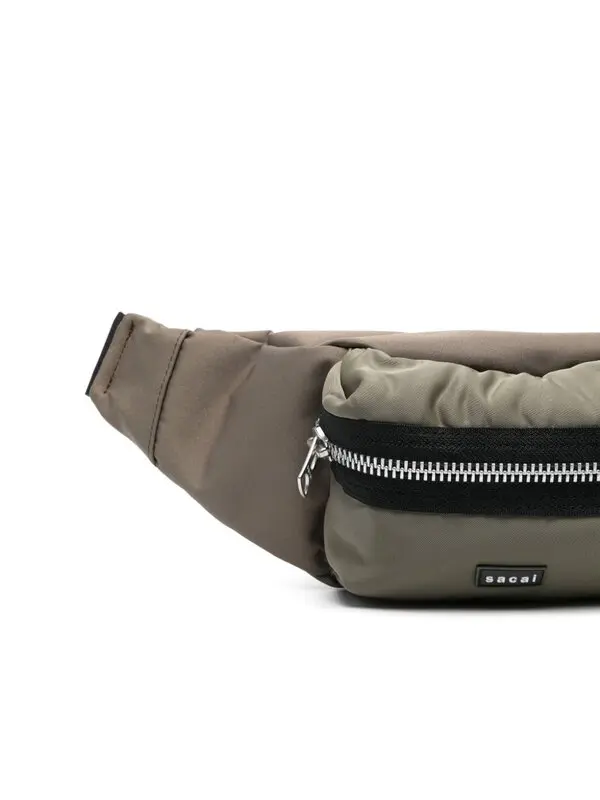 Sacai Pocket Bum Belt Bag - Green | Editorialist