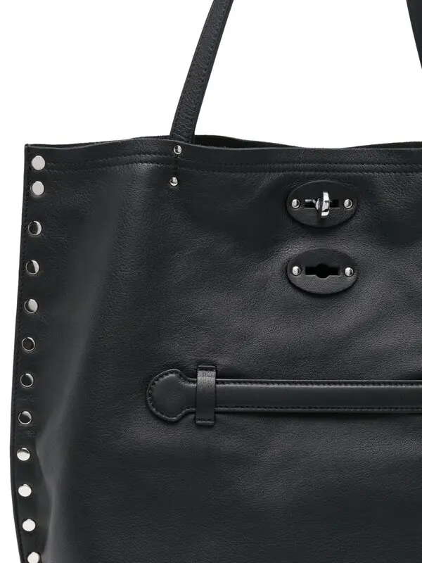 ZANELLATO Medium A'spasso Saeta Tote Bag - Black