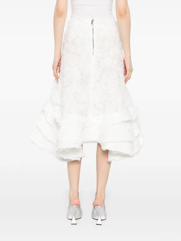 Maticevski Feathery Swing Skirt