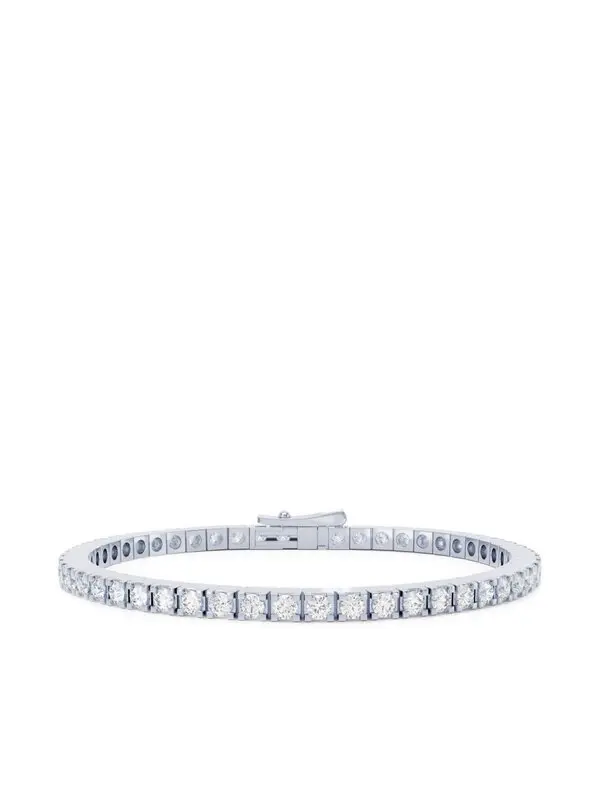 LOEV 18k Recycled White Gold Diamond Bracelet - Silver