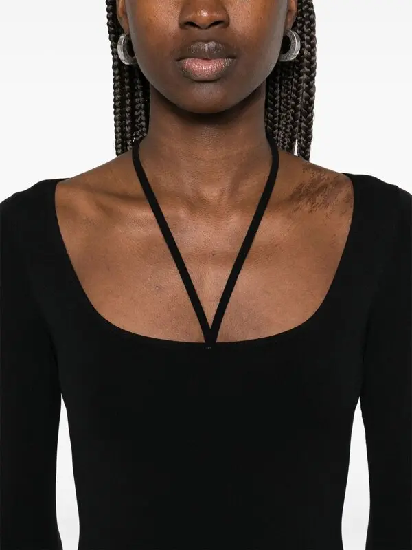 ANDREĀDAMO Sculpting Jersey Midi Dress - Black