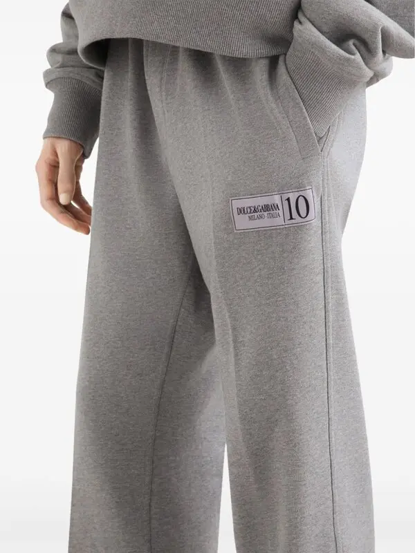 Dolce & Gabbana Logo-patch Track Pants - Grey