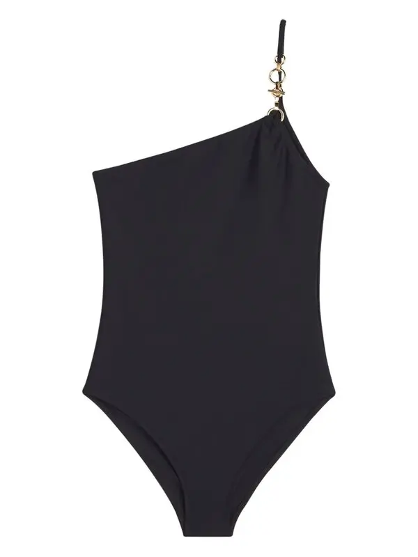 LANVIN One-shoulder Swimsuit - Black