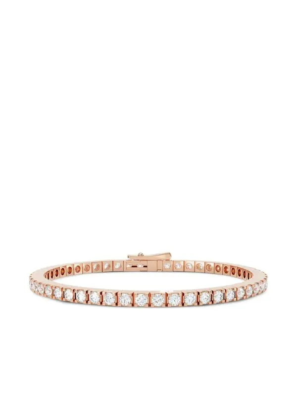 LOEV 18k Recycled Rose Gold Diamond Bracelet - Pink