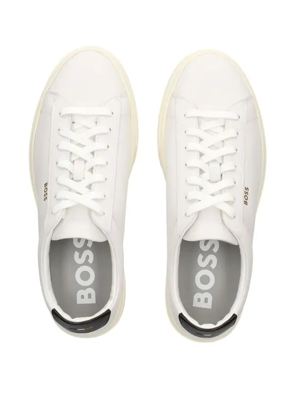 BOSS Logo-print Sneakers - Neutrals