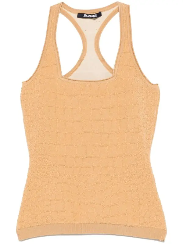 Jacquemus Le Debardeur Scala Tank Top - Brown