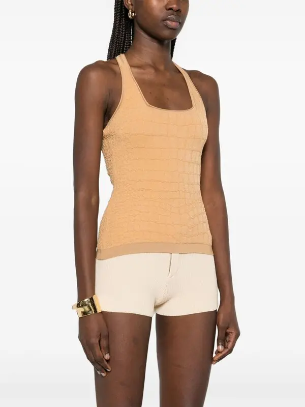 Jacquemus Le Debardeur Scala Tank Top - Brown