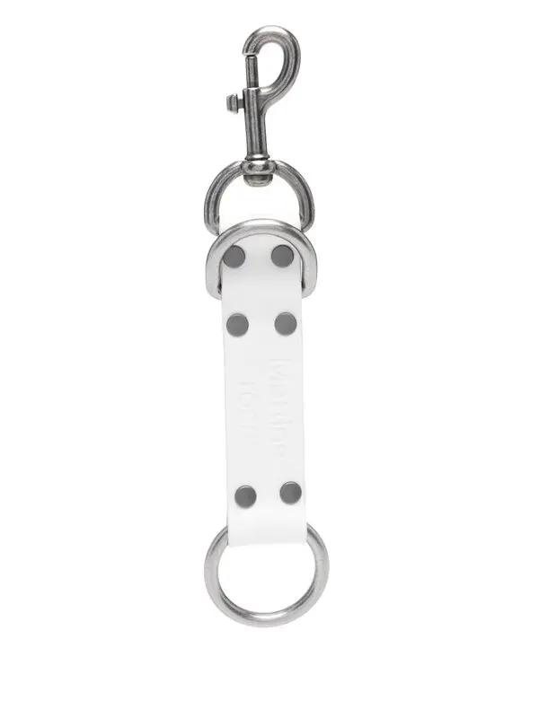 Martine Rose Bondage Keychain - White