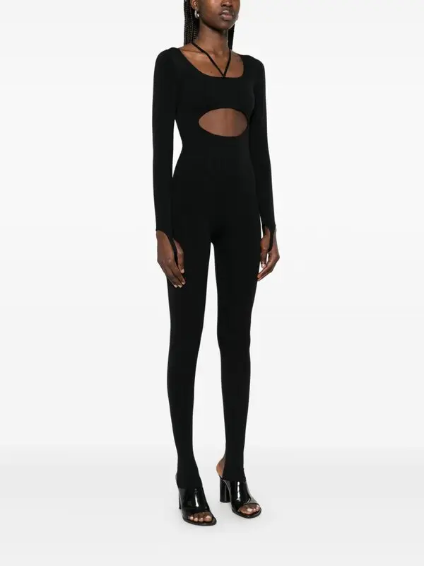 ANDREĀDAMO Sculpting Jersey Jumpsuit - Black