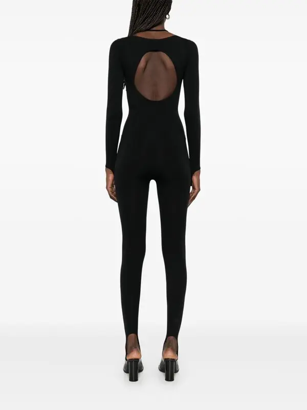 ANDREĀDAMO Sculpting Jersey Jumpsuit - Black