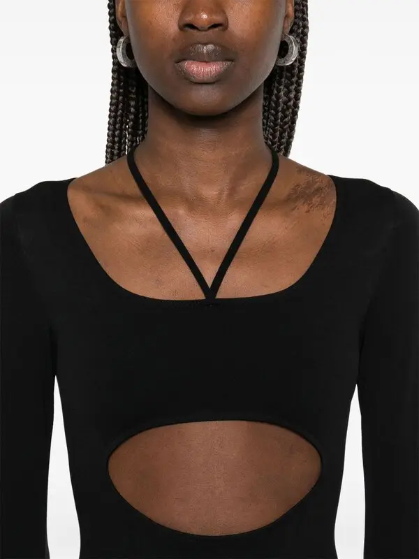 ANDREĀDAMO Sculpting Jersey Jumpsuit - Black