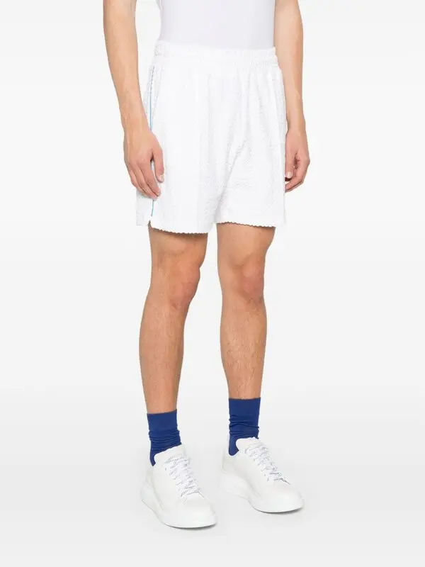 Casablanca Monogram Towelling Shorts - White