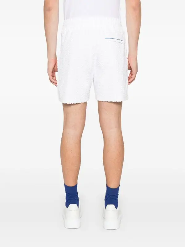 Casablanca Monogram Towelling Shorts - White
