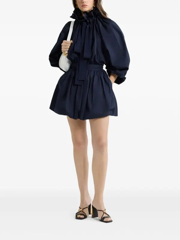 PATOU Iconic Drawstring Poplin Top - Blue