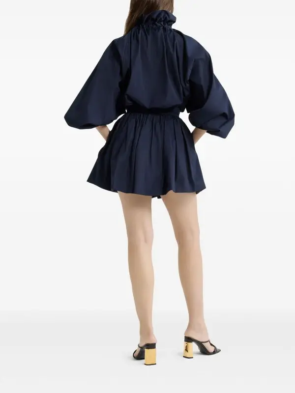 PATOU Iconic Drawstring Poplin Top - Blue