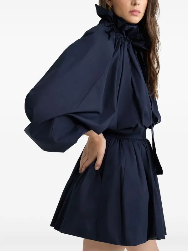 PATOU Iconic Drawstring Poplin Top - Blue
