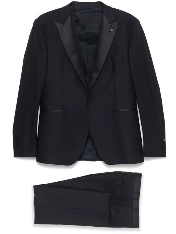 Tagliatore Single-breasted Dinner Suit - Blue