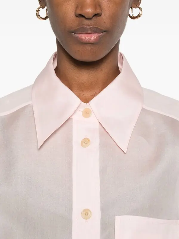 Khaite Yatty Shirt - Pink
