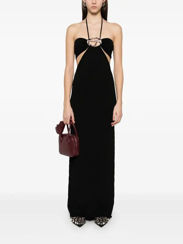 Coperni Knitted Maxi Dress - Black