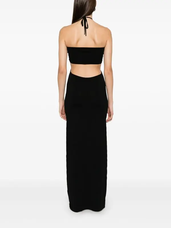 Coperni Knitted Maxi Dress - Black