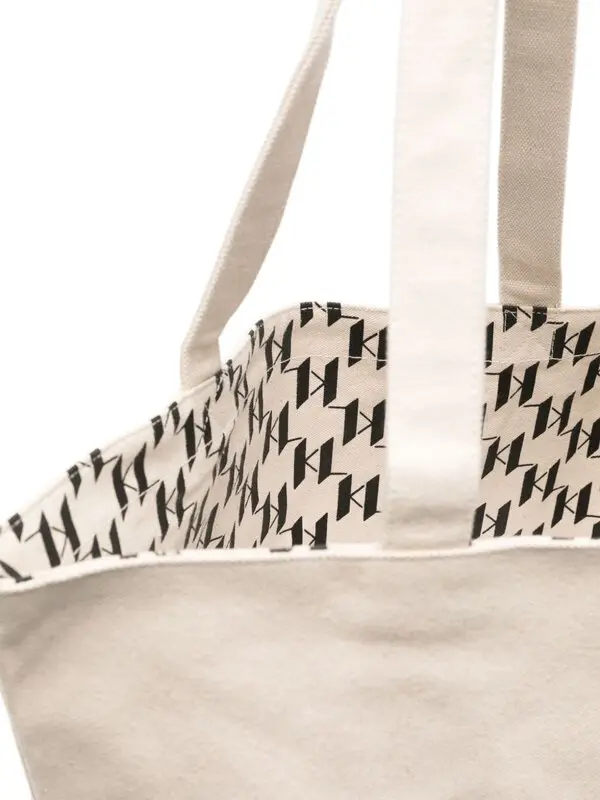 Karl Lagerfeld Printed Cotton Tote Bag