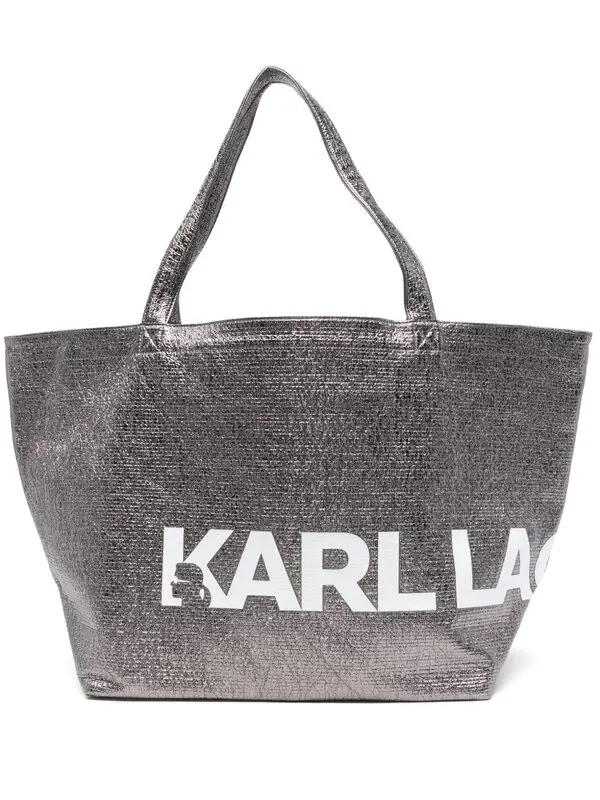 Karl Lagerfeld K Essential Tote - Silver