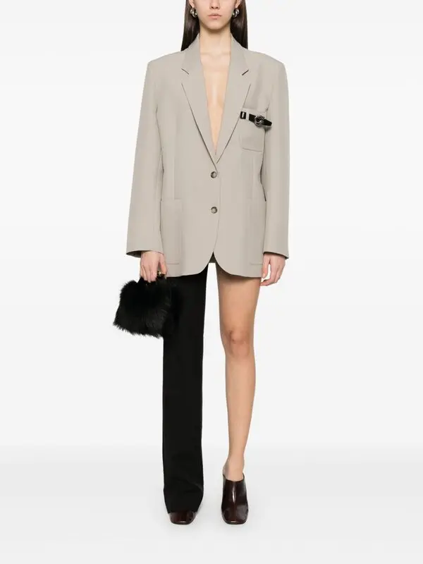 Coperni Belted-pocket Blazer - Green