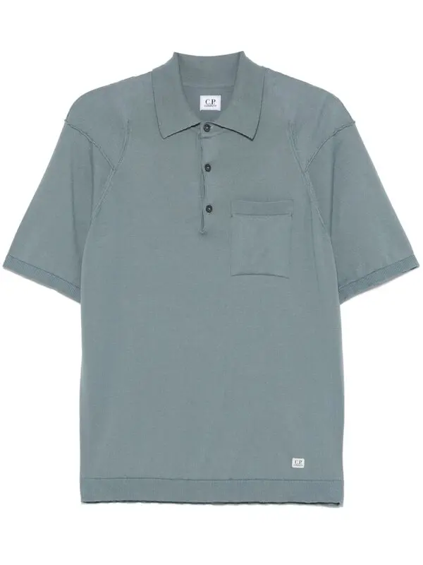 C.P. COMPANY Knitted Polo Shirt