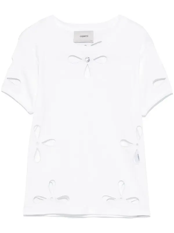 Coperni Petal-embroidered T-shirt