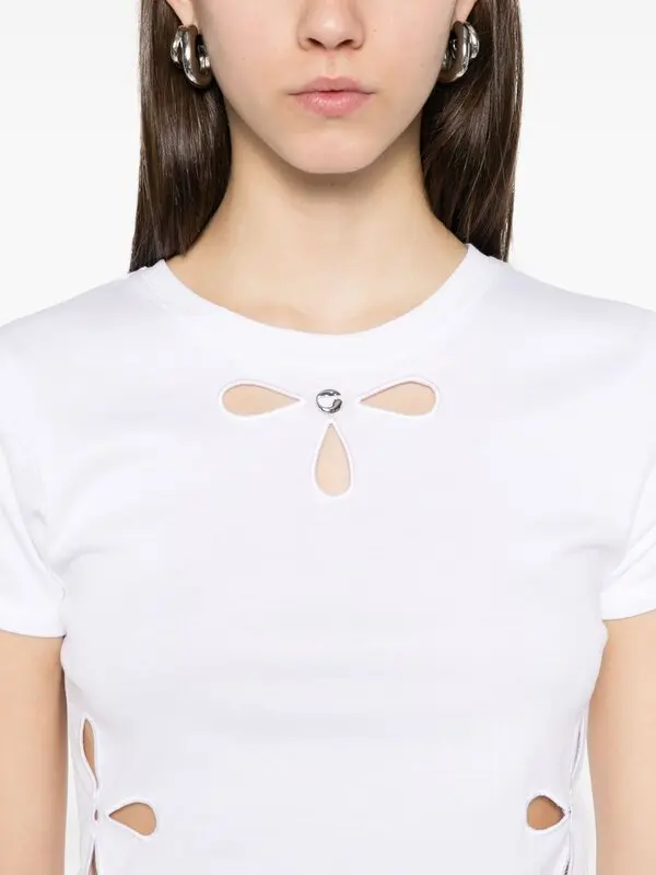 Coperni Petal-embroidered T-shirt