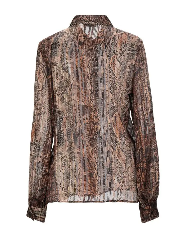 Liu Jo Animal Print Crepe Shirt