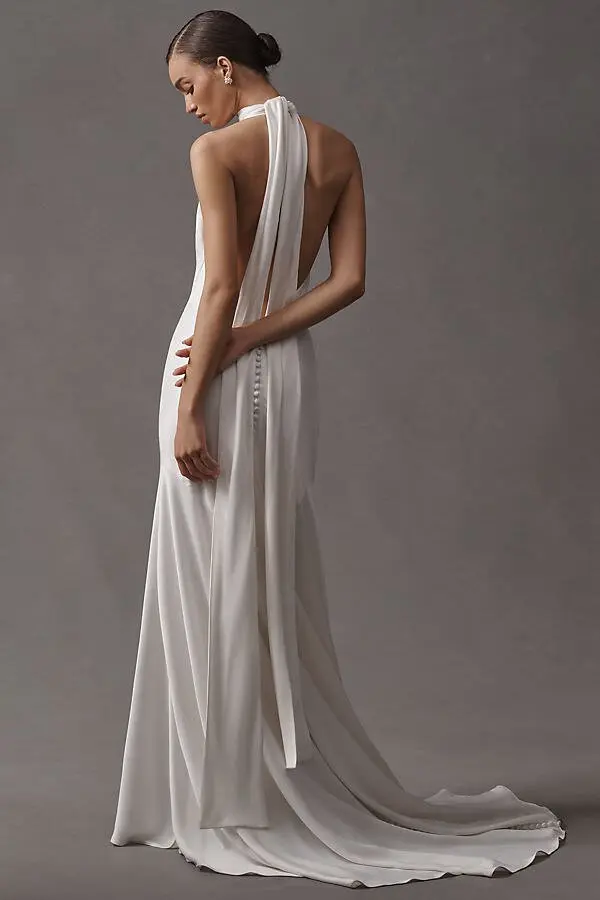 Jenny Yoo Jennifer Plunge Wedding Gown