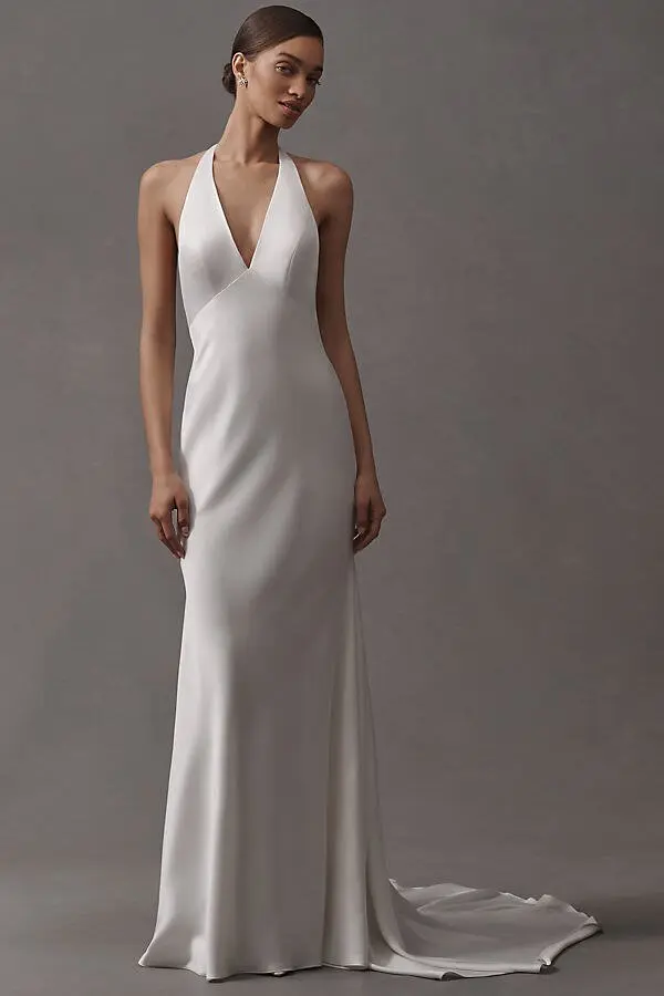 Jenny Yoo Jennifer Plunge Wedding Gown