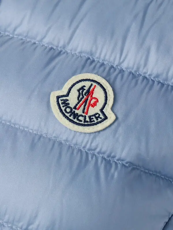 Moncler Liane Quilted Down Vest - Blue