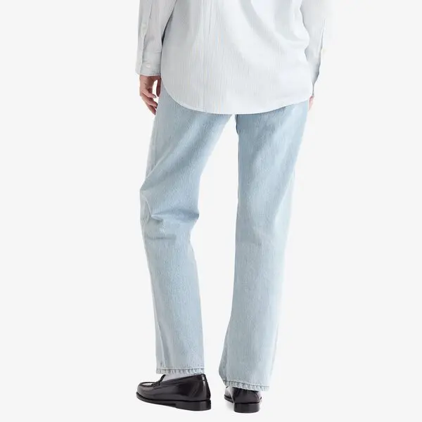 DUNST Essential Straight Full Length Jeans - Light Blue