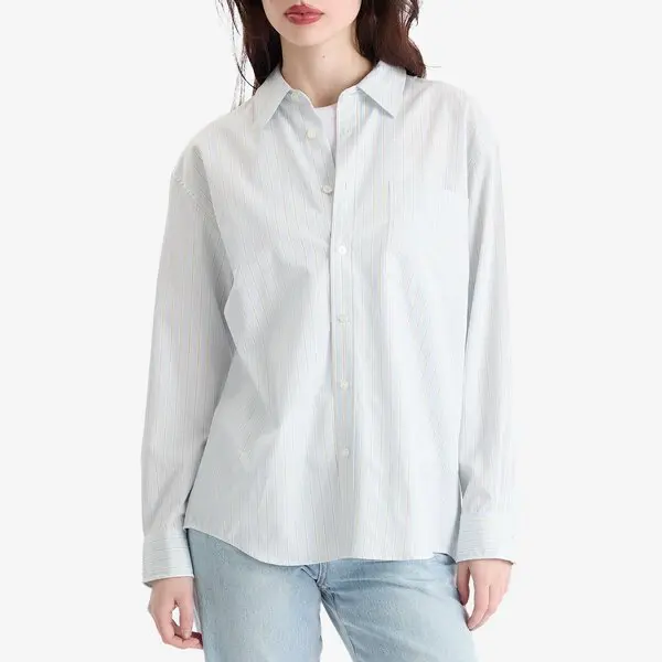 DUNST Striped Oversized Shirt