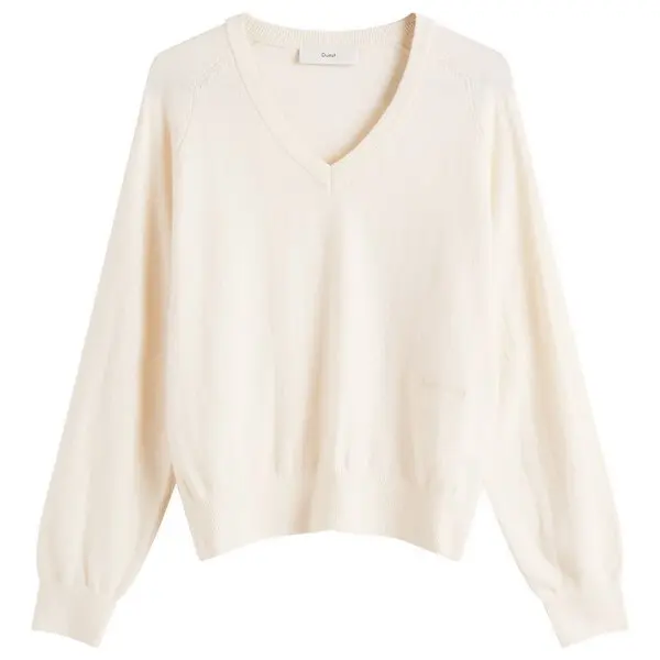 DUNST Loose V-neck Sweater