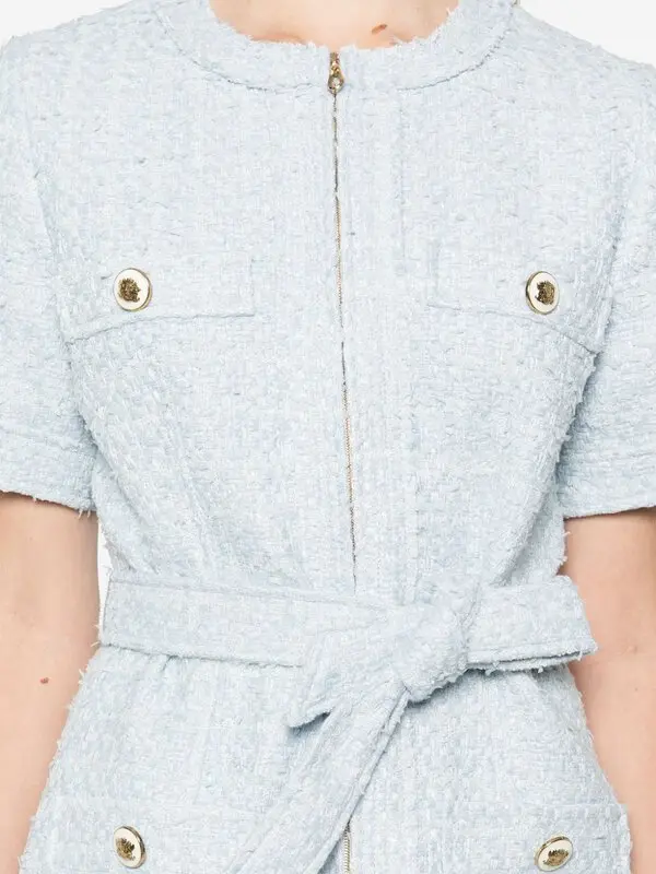 sandro tweed coat mini dress SANDRO Short Tweed Coat Dress