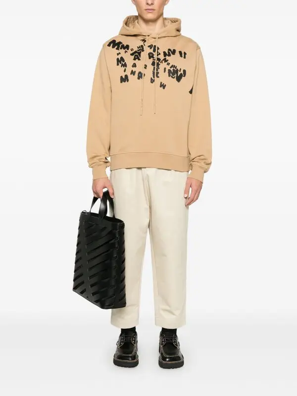 Marni Organic Cotton Trousers - Neutrals