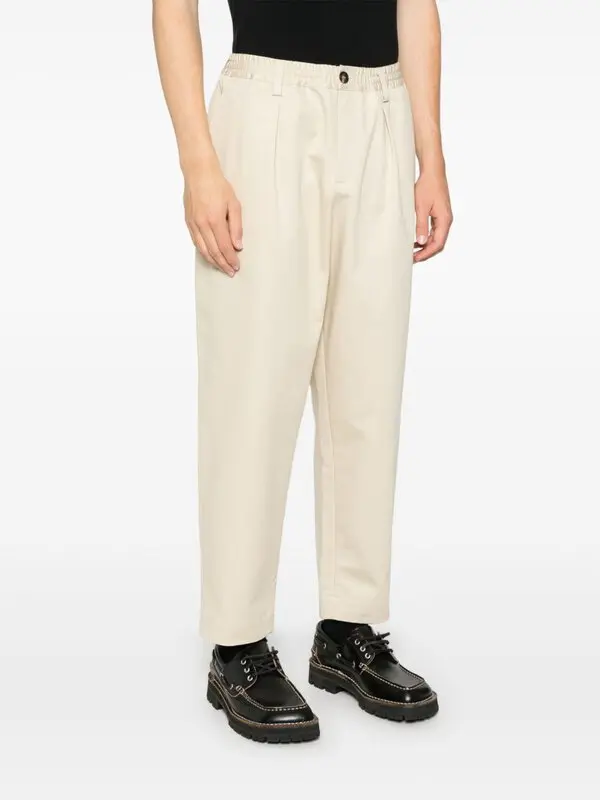 Marni Organic Cotton Trousers - Neutrals