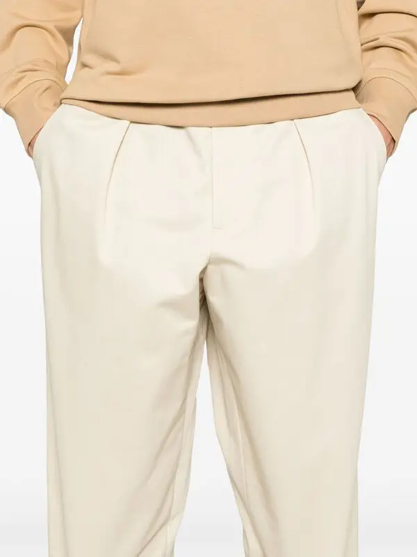 Marni Organic Cotton Trousers - Neutrals