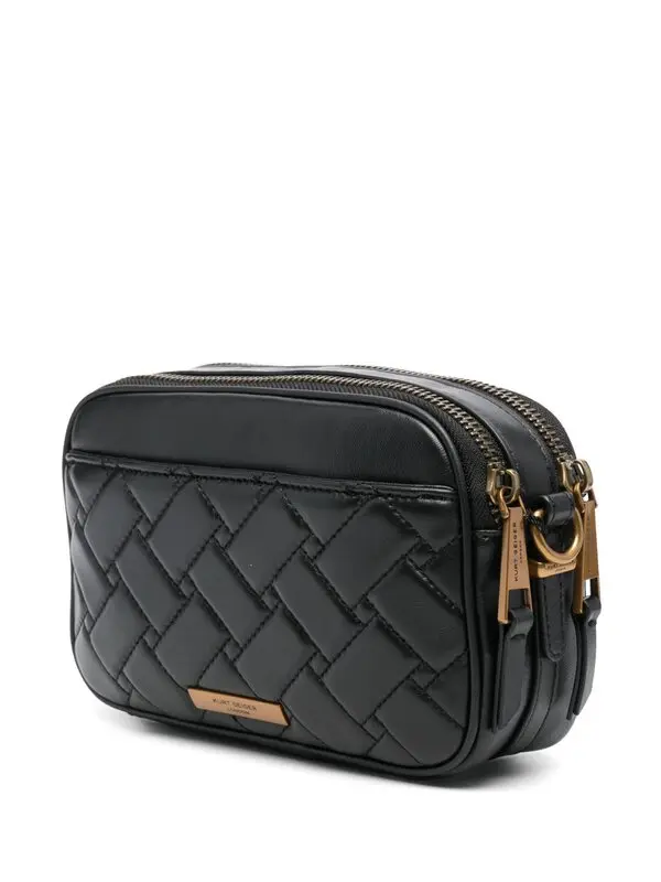 Kurt Geiger Dual-zip Crossbody Bag - Black